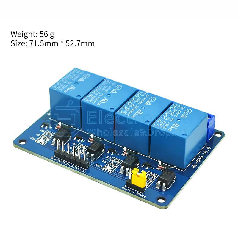 KY-019 5V 1/2/4/6/8 Channel Optocoupler Relay Module-JH B2B Wholesale&Dropship Online Store