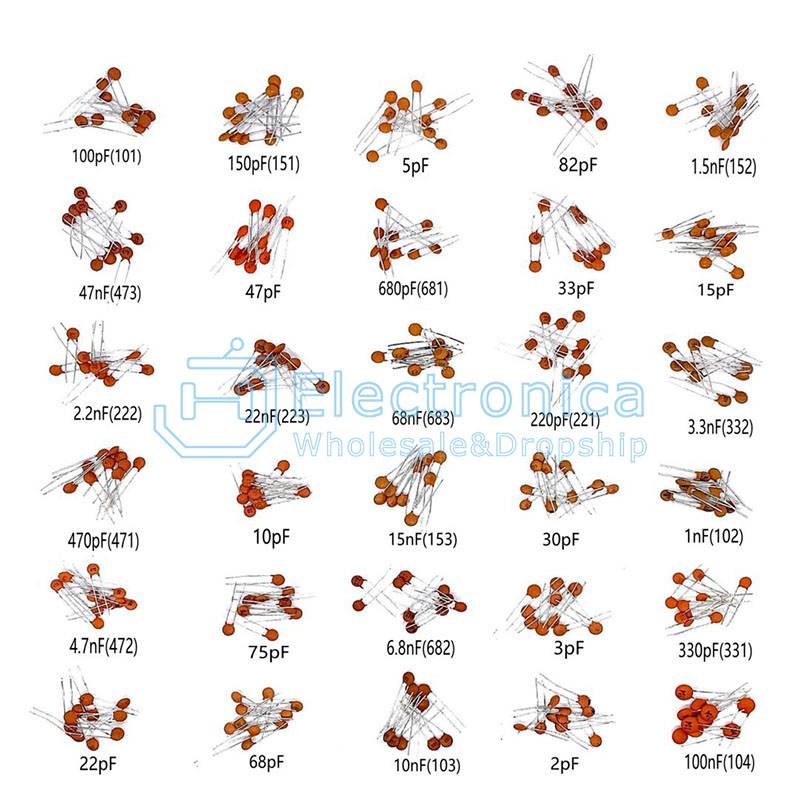 300pcs 30 Values 0.5W 2V0-39V DO-35 Zener Diode Kit-JH B2B Wholesale ...