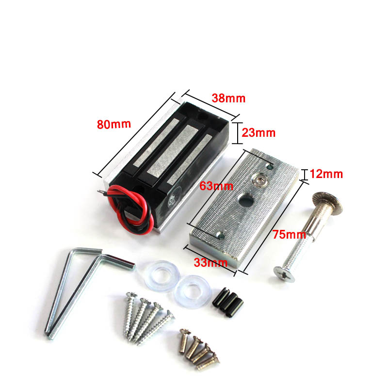 60/180/280KG Waterproof Surface Mounted/Concealed Magnetic Lock-JH B2B ...