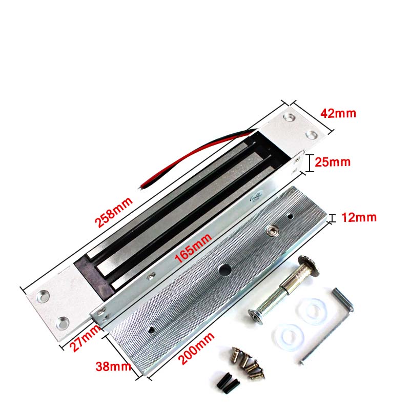 60/180/280KG Waterproof Surface Mounted/Concealed Magnetic Lock-JH B2B ...