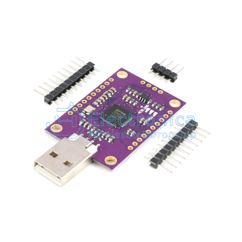 FT232H/FT2232HL USB to FIFO/SPI/I2C/JTAG/RS232 Serial Port Module-JH ...
