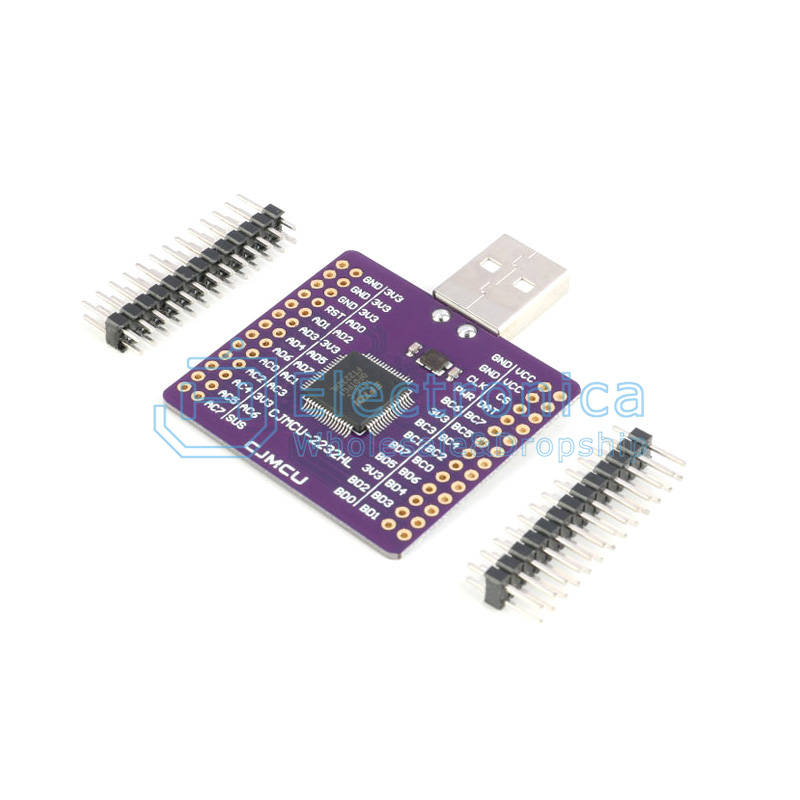 FT232H/FT2232HL USB to FIFO/SPI/I2C/JTAG/RS232 Serial Port Module-JH ...