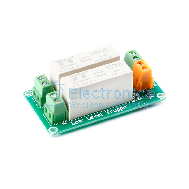 1/2 Channel 5/12/24V Low Level Trigger Solid State Relay Module-JH B2B ...