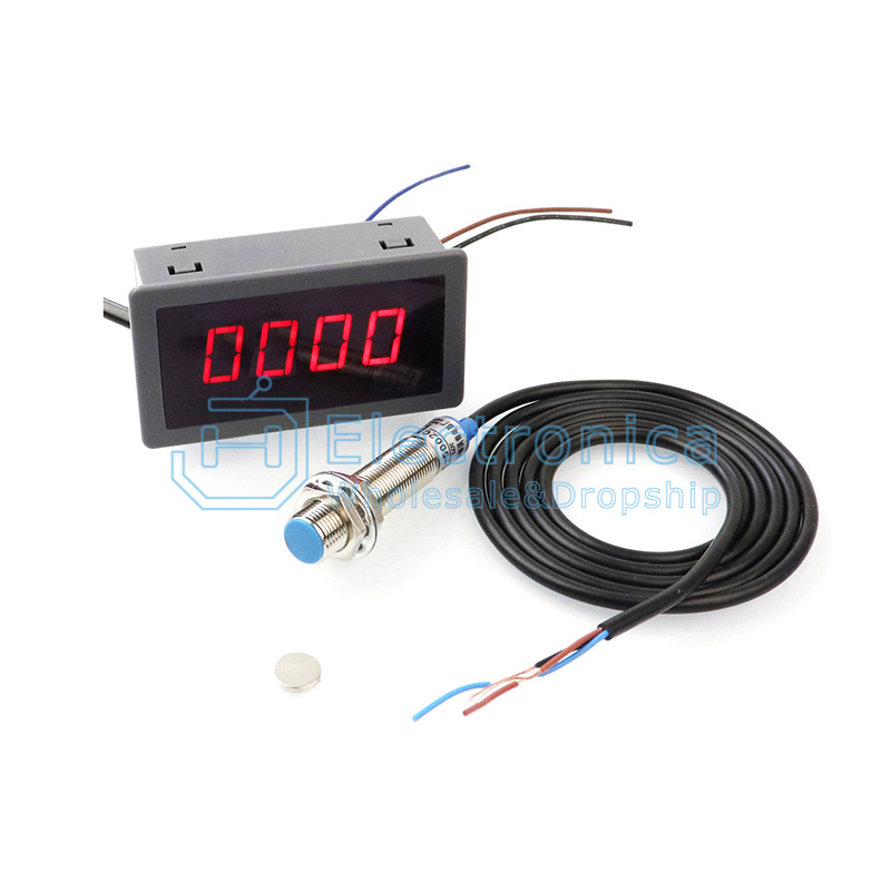 AC 220V Digital Tachometer with Hall sensor-JH B2B Wholesale&Dropship ...