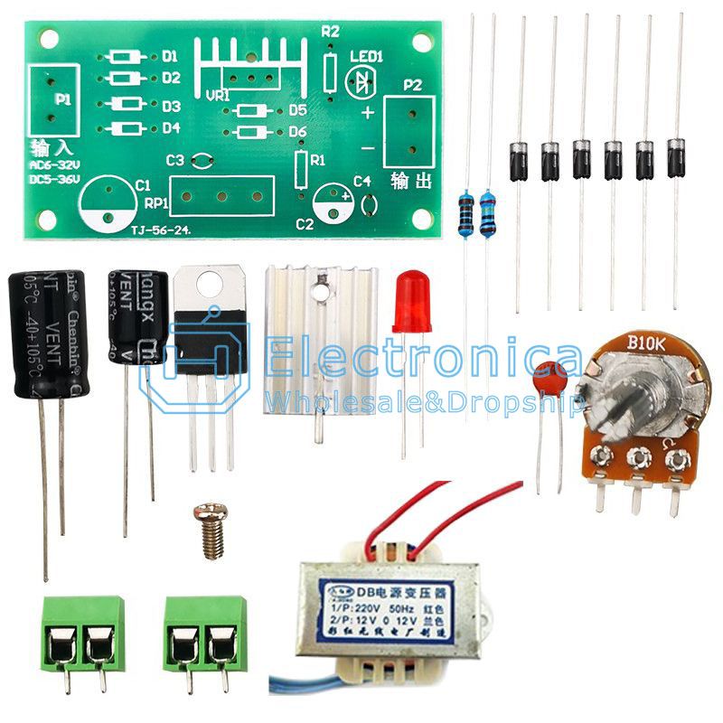 DC-DC LM317 Adjustable Power Supply Kit-JH B2B Wholesale&Dropship ...