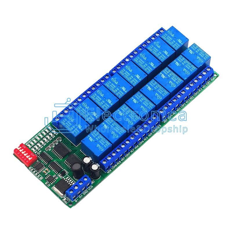 8 Channel/16 Channel/32 Channel RS485 Multifunctional Delay Relay ...