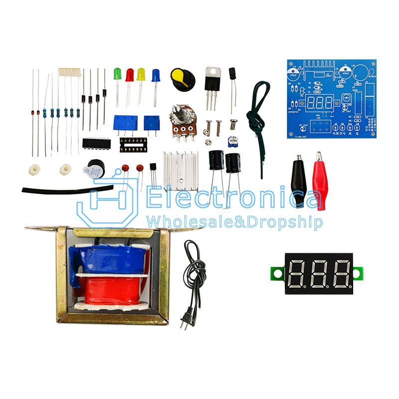 LM317 Adjustable DC Regulated Power Supply Board DIY Kit-JH B2B ...