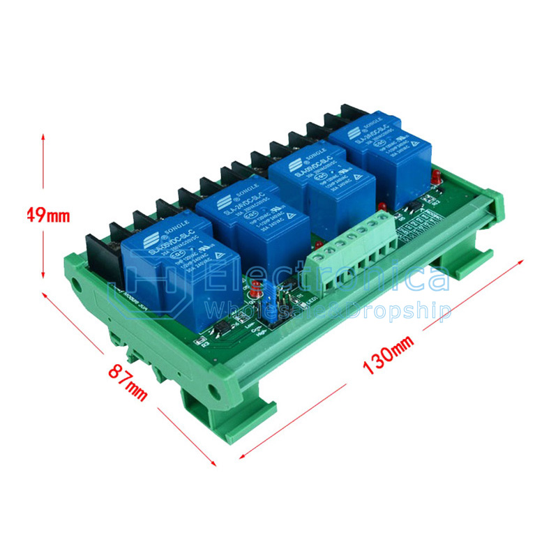 1 Channel/2 Channel/4 Channel Relay Module with Optocoupler Isolation ...