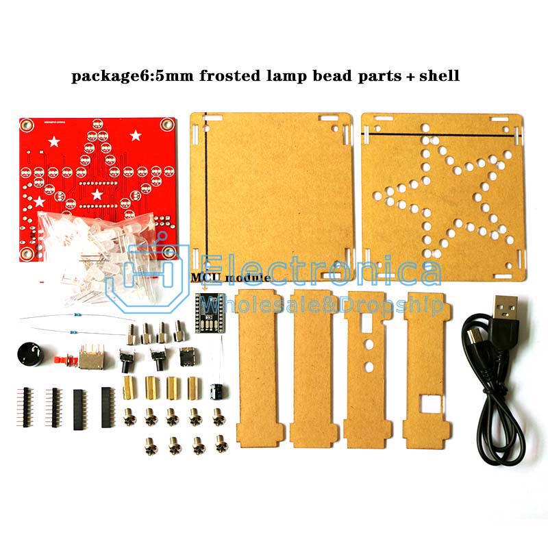 Five-pointed Star LED DIY Kit-JH B2B Wholesale&Dropship Online Store