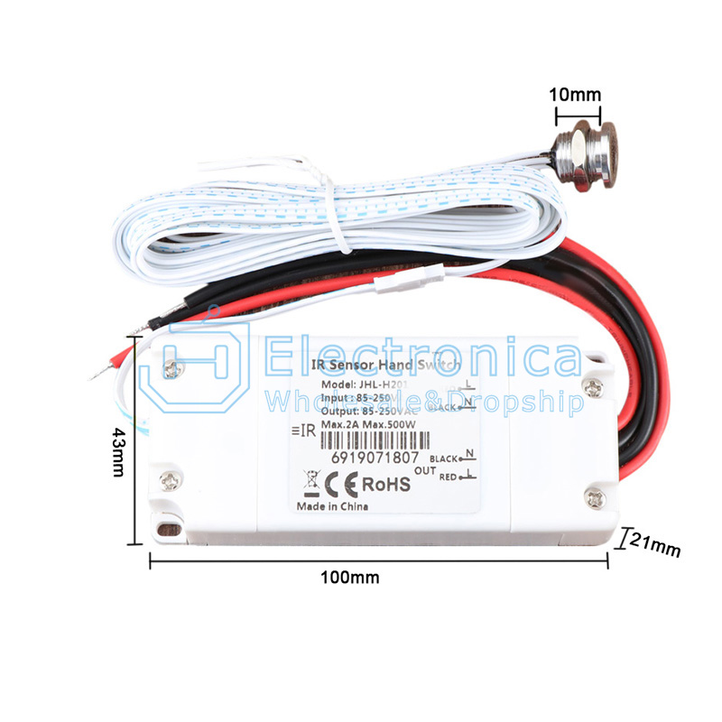 12V/24V/220V Hand Sweep Switch Sensor-JH B2B Wholesale&Dropship Online ...