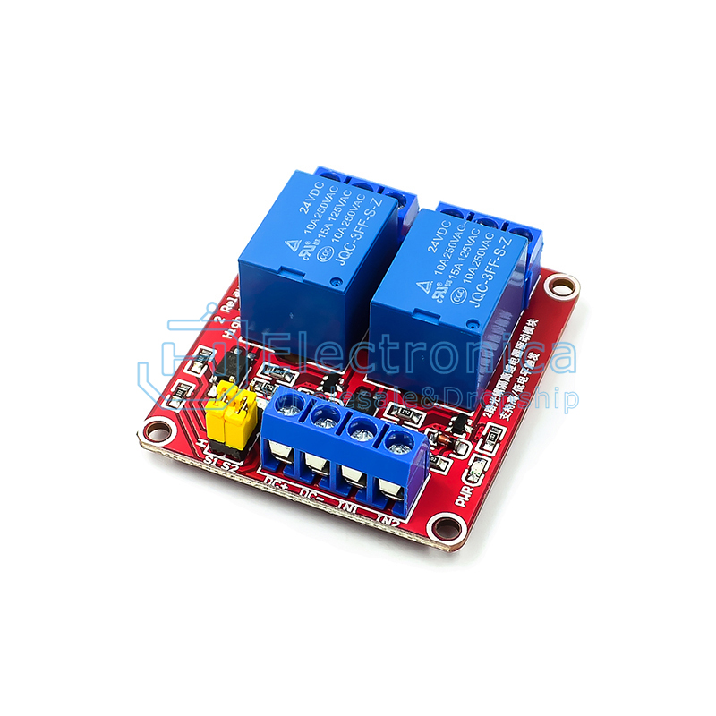 1/2/4/8 Channel 5/12/24V Red Board Optocoupler Isolation Relay Module ...